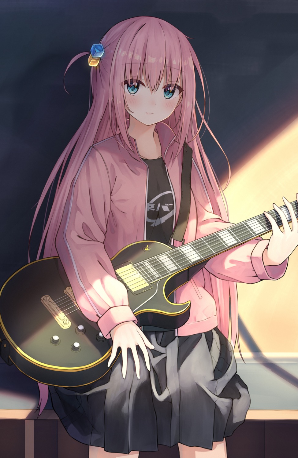 enuni bocchi the rock! gotou hitori guitar gym uniform seifuku | #1063632 | yande.re